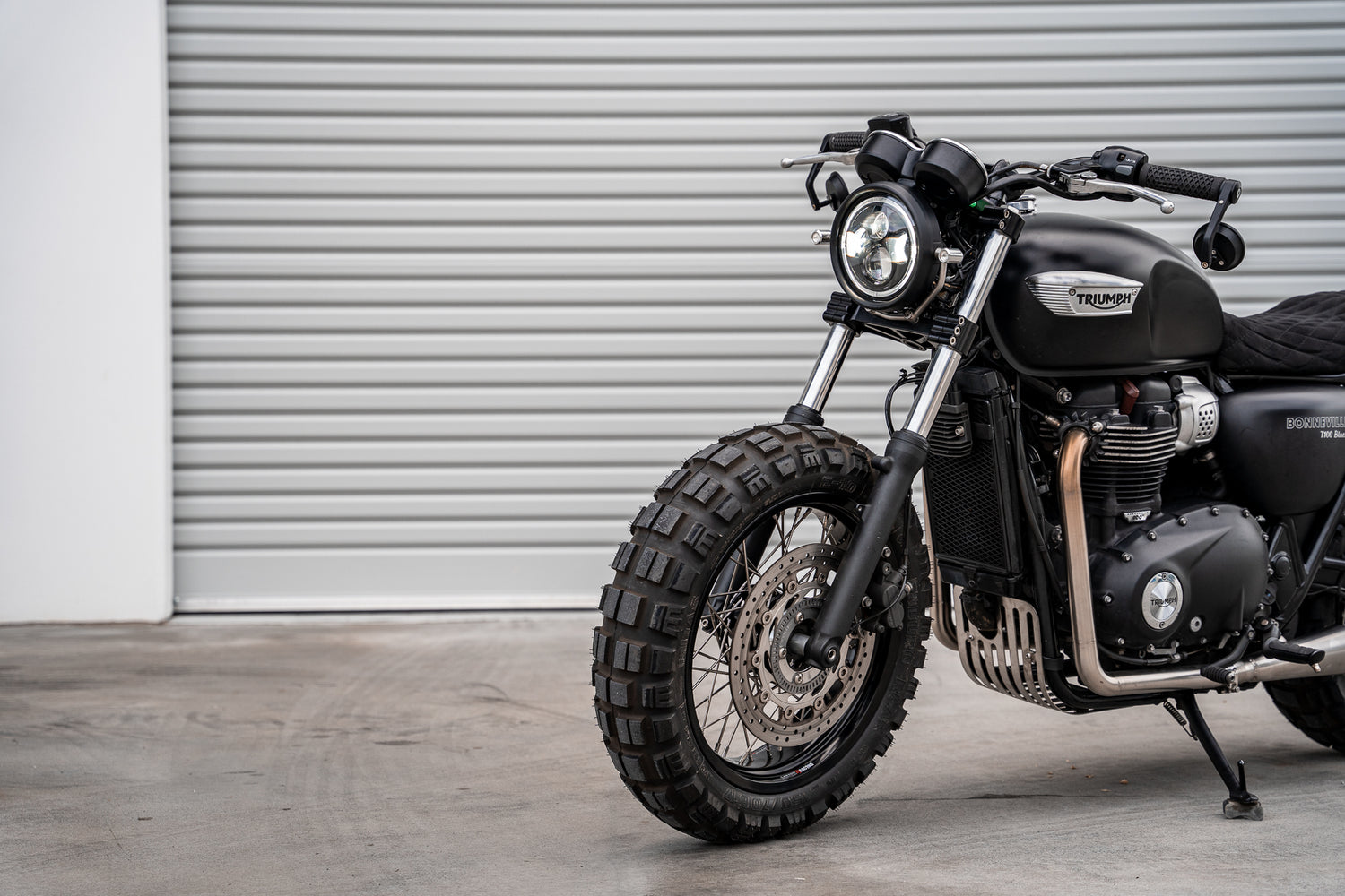 2017 Wide Wheel Triumph Scrambler