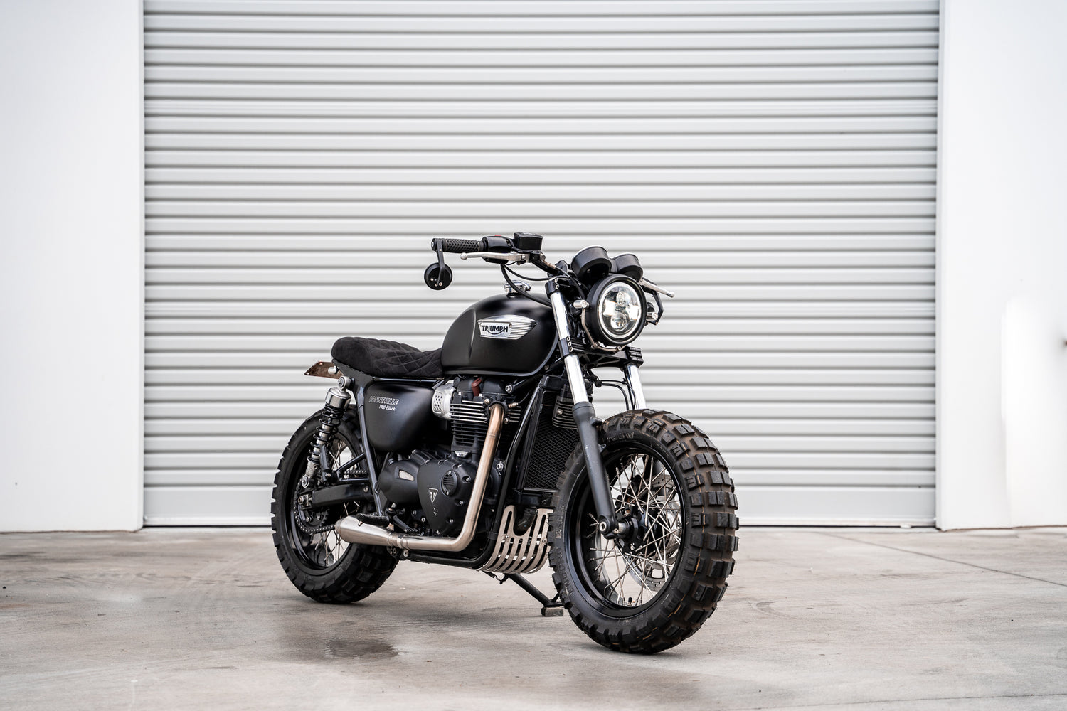 2017 Wide Wheel Triumph Scrambler