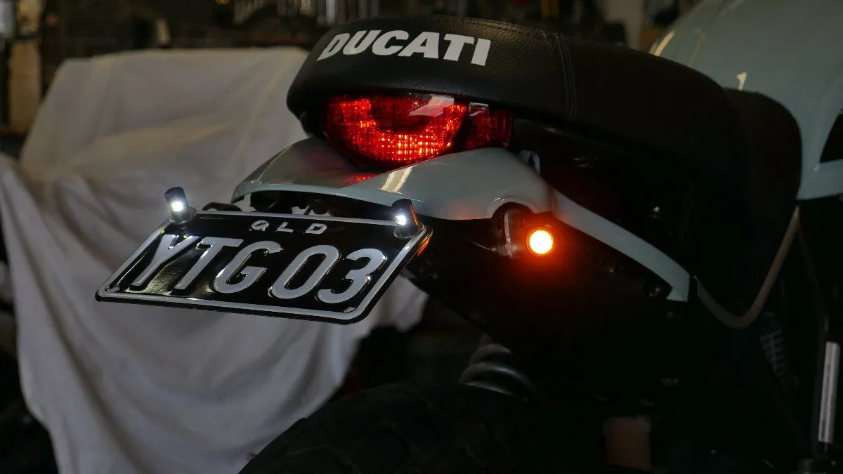 Ducati Scrambler- The simple DIY tail tidy – Purpose Built Moto