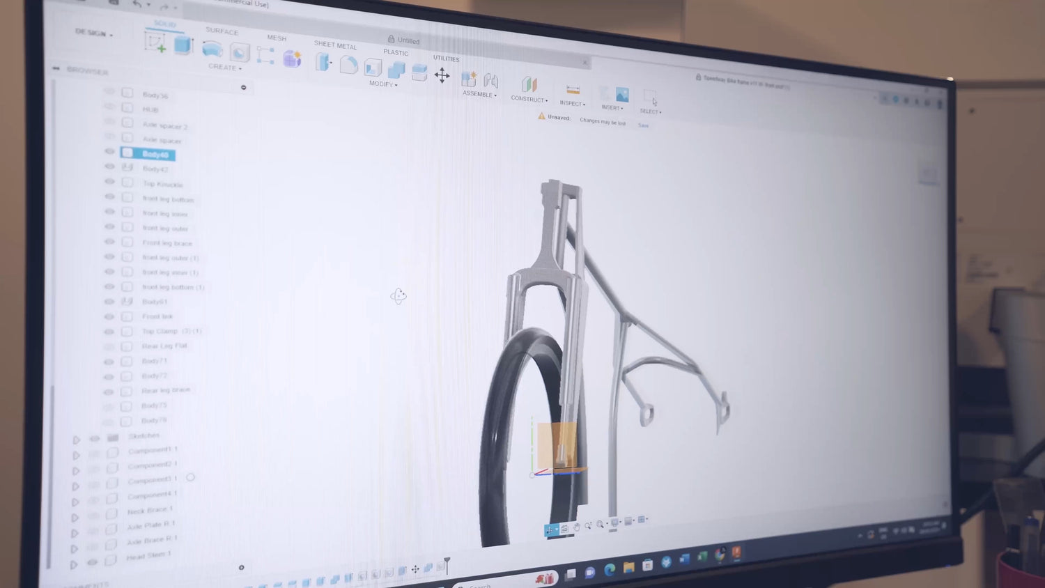 Custom Built Springer Front End – Purpose Built Moto