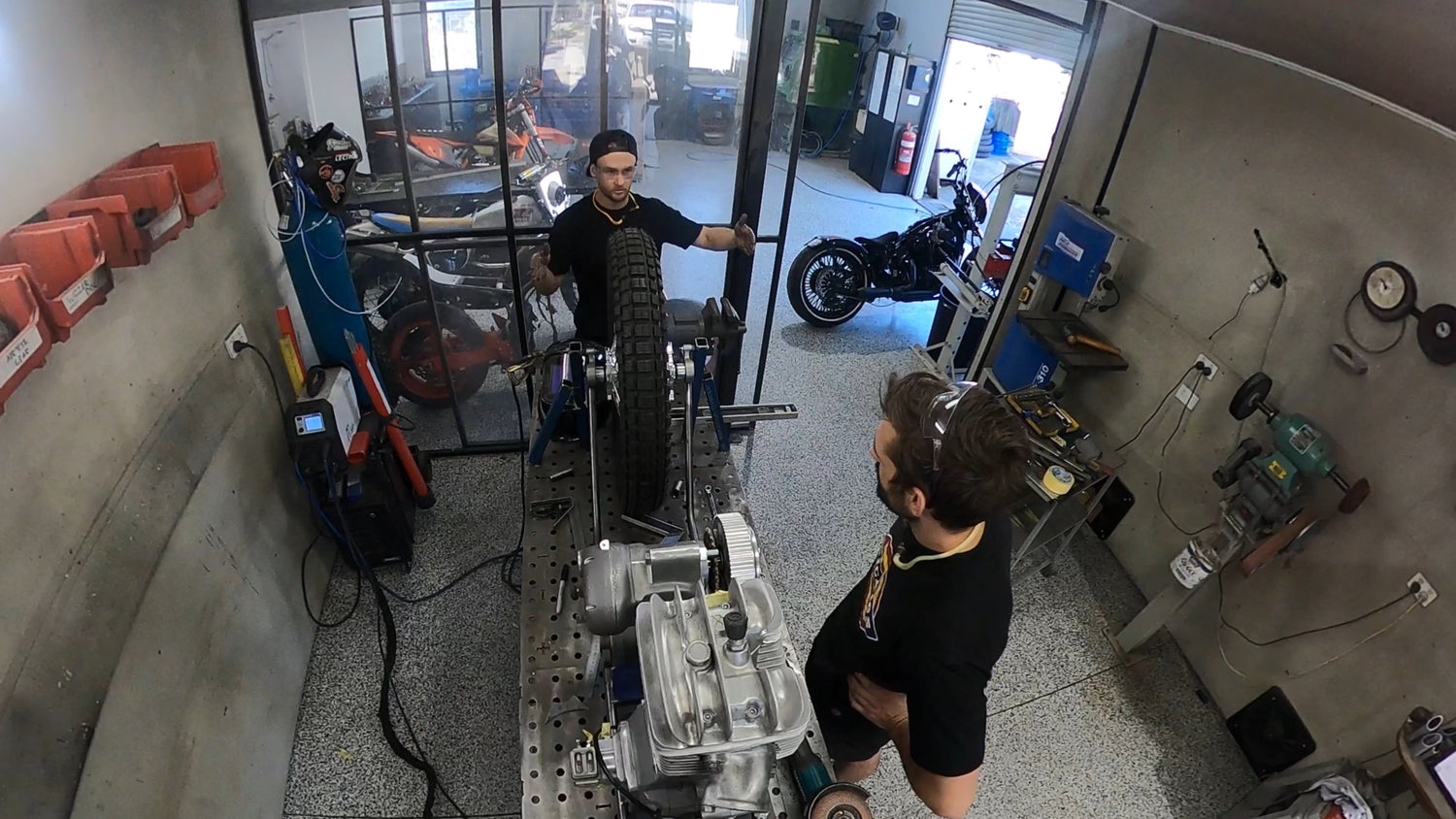 Custom Built Speedway Chopper Frame