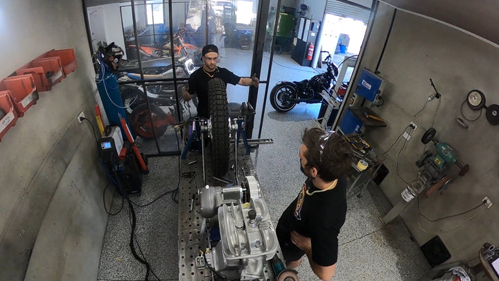 Custom Built Speedway Chopper Frame