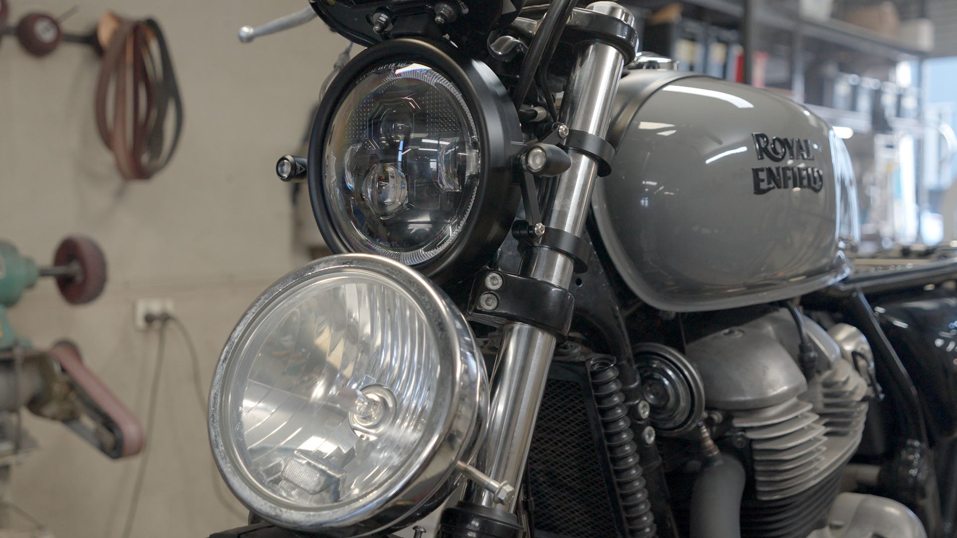 How to install an LED Headlight on any Cafe Racer, Scrambler, or Chopp
