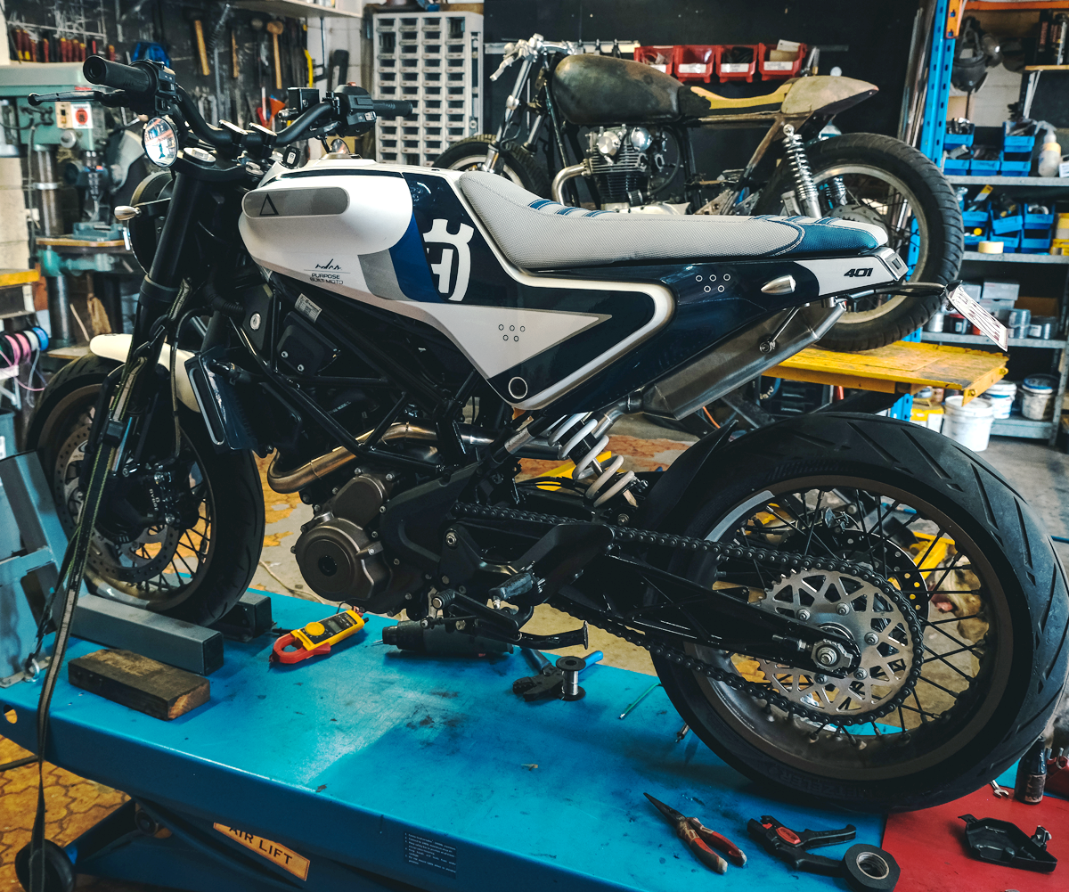 Husqvarna Vitpilen 401 Tracker Build EP. 4 | Purpose Built Moto