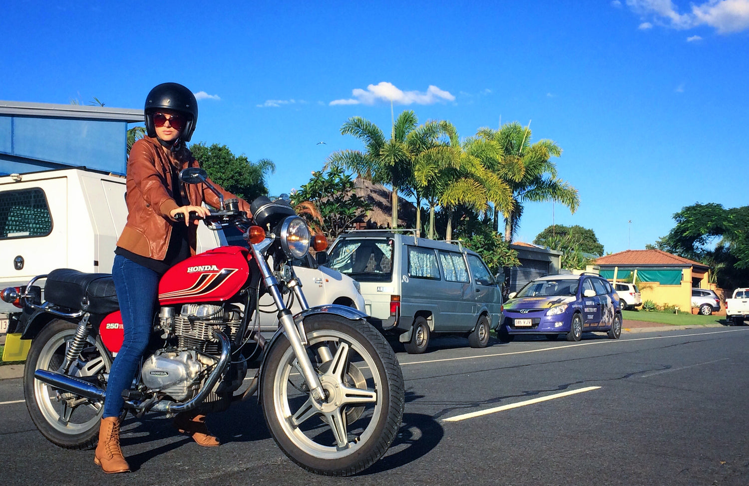 1977 Honda CB250T + Yamaha XV250