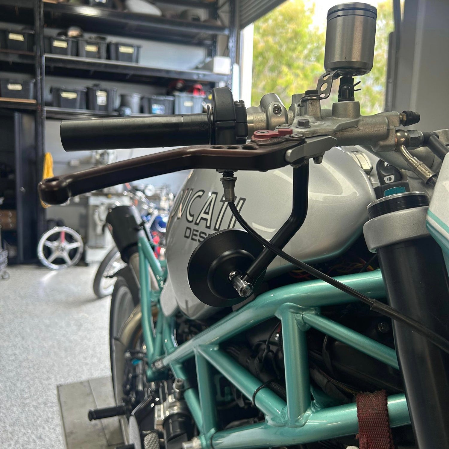 Scrambler Bar End Mirror Install