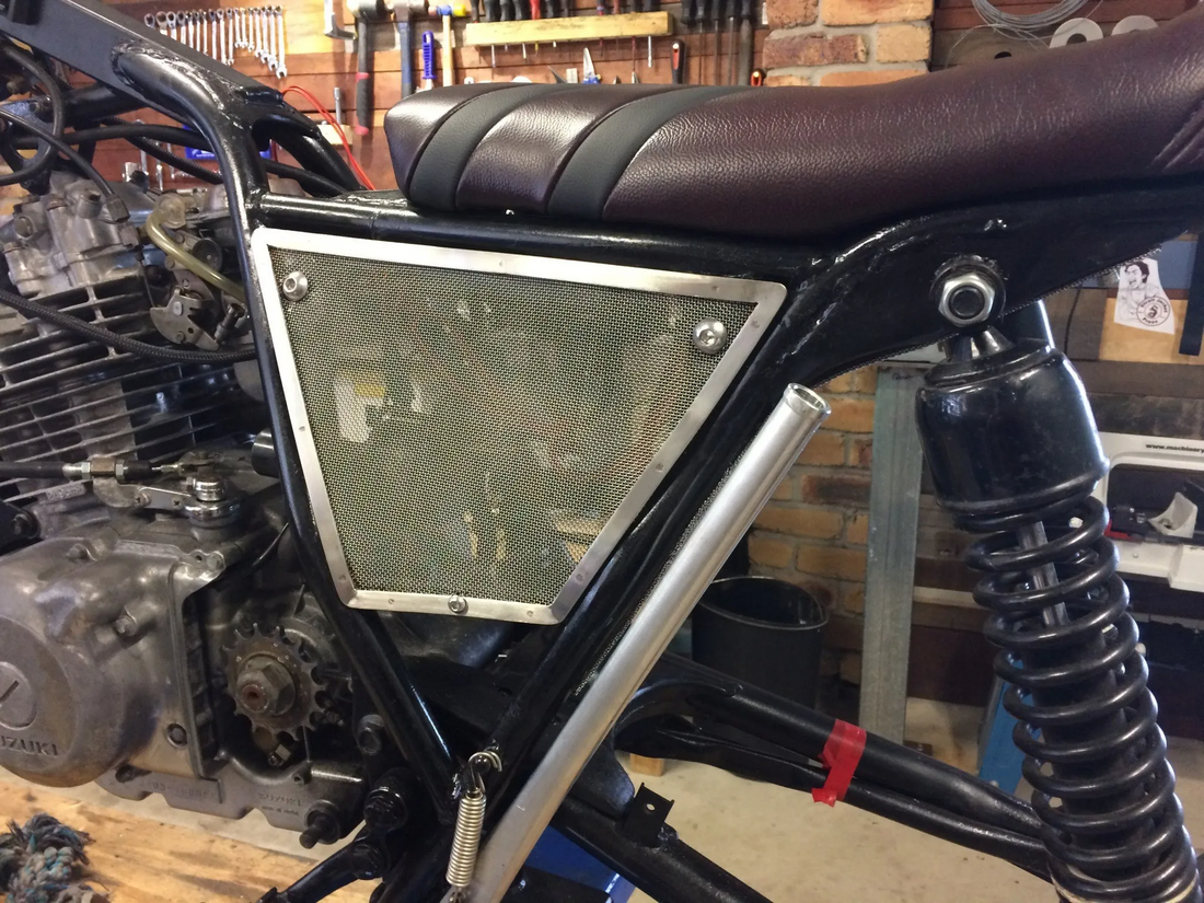 Nick's GN250 Scrambler 2- Fabrication and custom work