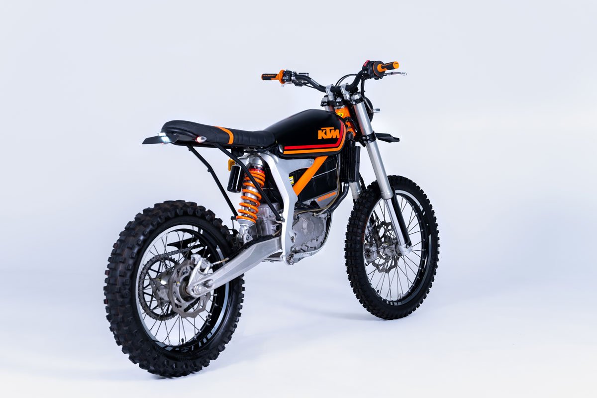 KTM Electric Motorcycle Scrambler – Grid Cycles