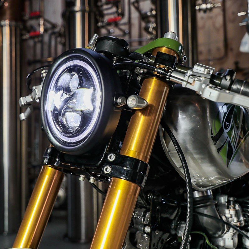 How to easily mount your cafe racer headlight