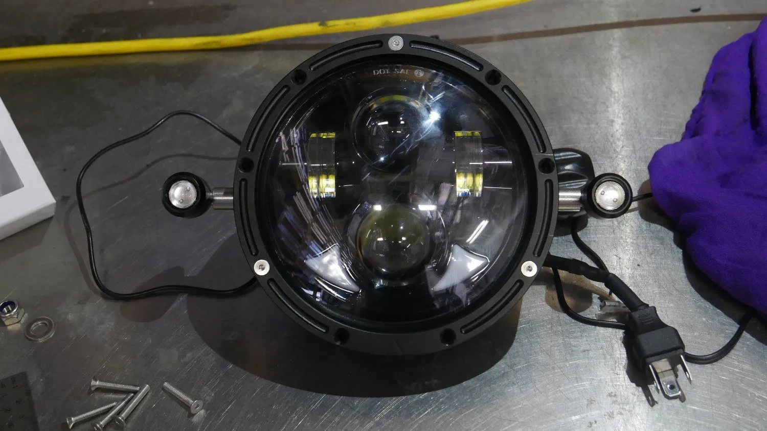 Installing the Flashpoint LED Headlight with integrated turn signals
