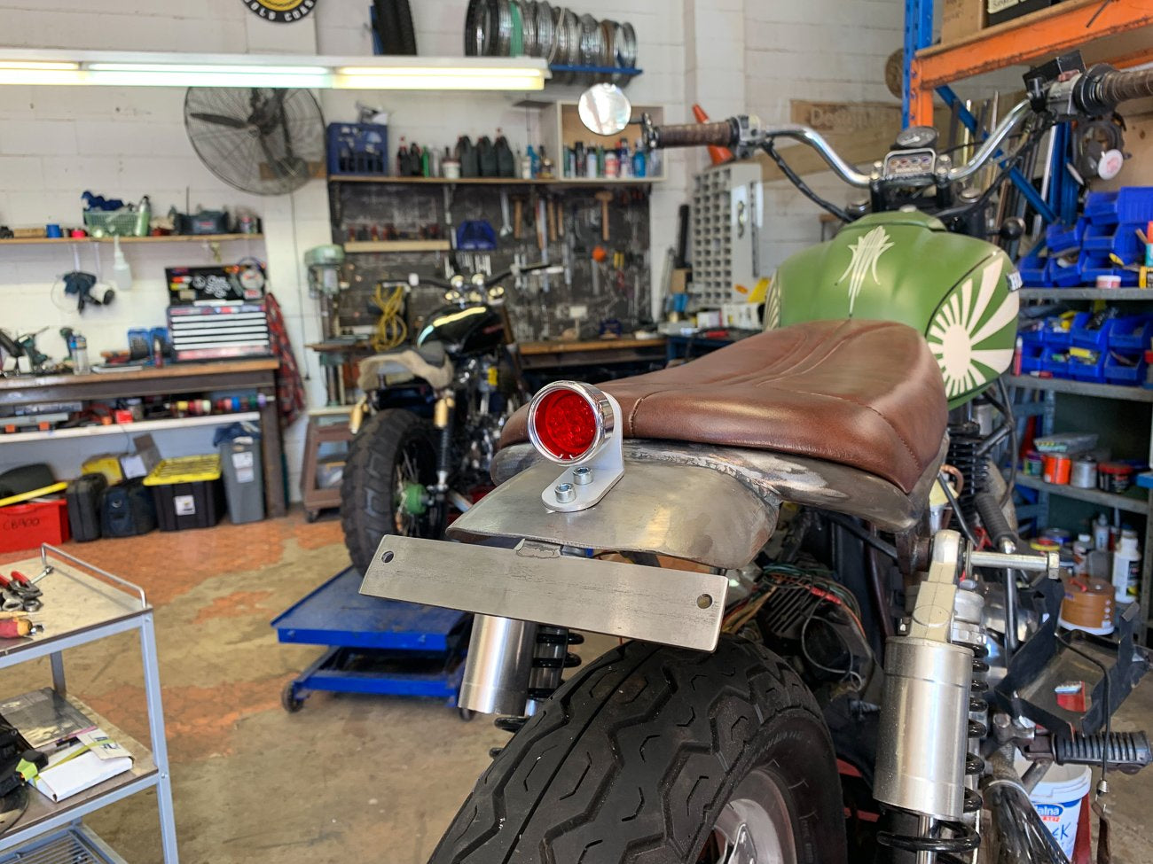 Installing a Fender mounted LED brake light