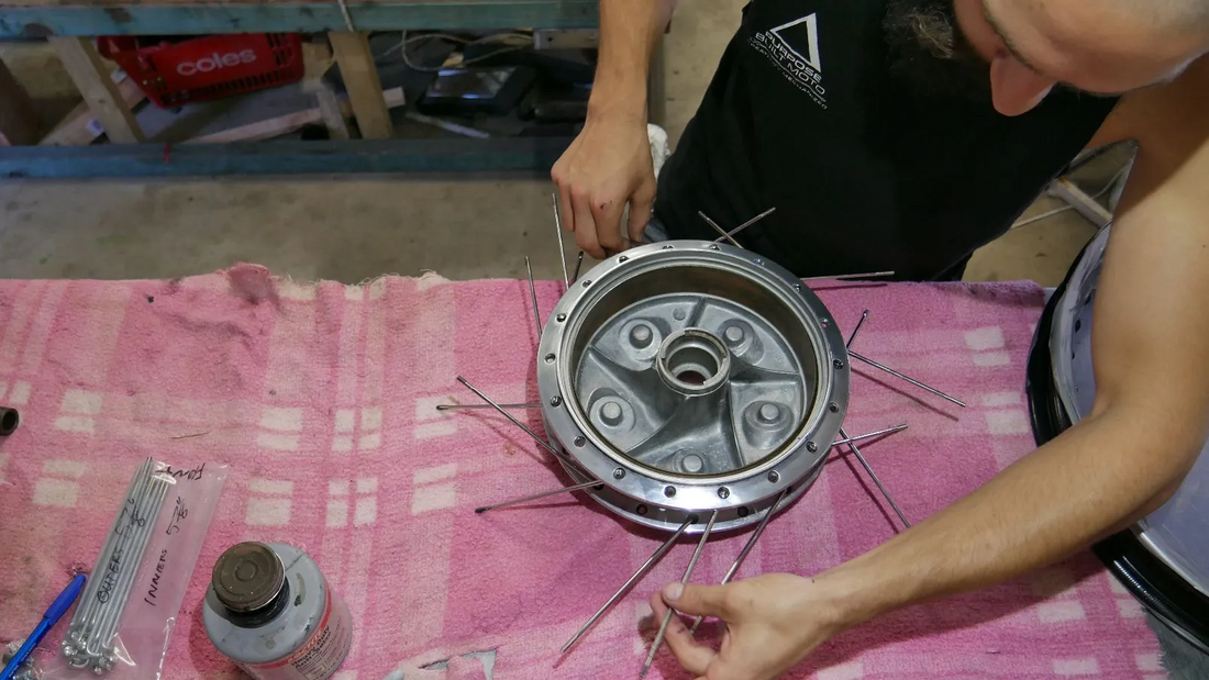 Building spoked wheels
