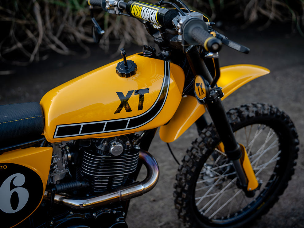 Yamaha XT500 Scrambler | A Tribute to Vintage MX | Purpose Built Moto