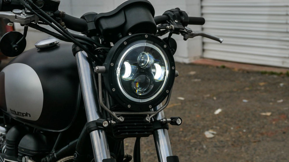 9 Ways to mount your LED headlight | Purpose Built Moto