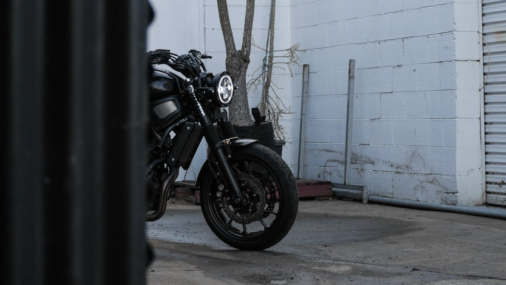 XSR700 LED headlight conversion + LED turn signal upgrade