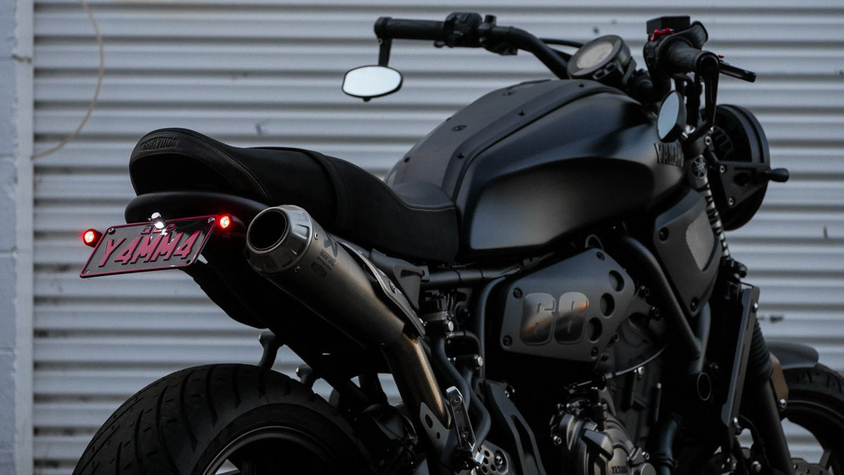 XSR700 LED headlight conversion + LED turn signal upgrade