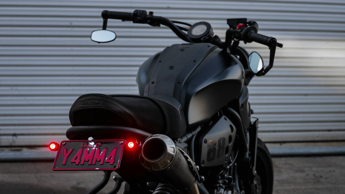 XSR700 LED headlight conversion + LED turn signal upgrade