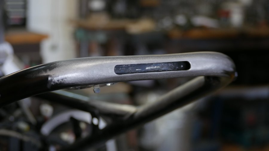 Integrated / Recessed LED brake light cafe racer tail hoop