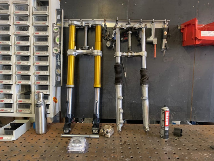 Motorcycle USD Fork Swap - Everything you need to know | Purpose Built Moto