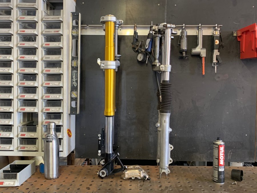 Motorcycle USD Fork Swap - Everything you need to know