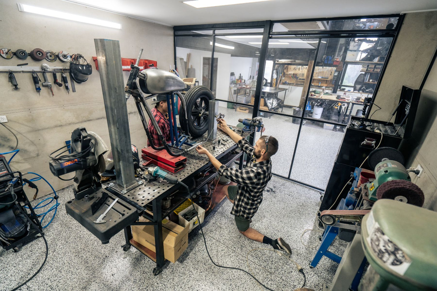 The Motorcycle Workshop Build: Hard Work, Fast Bikes, Good Times EP. 1