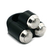 Slim Push 3 Button Switch – Black