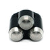 Slim Push 3 Button Switch – Black